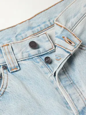 Khaite Callum Mid-rise Straight-leg Jeans - Blue