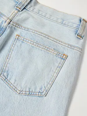 Khaite Callum Mid-rise Straight-leg Jeans - Blue