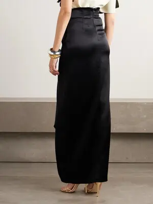 Galvan De Lovie Asymmetric Maxi Skirt