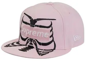 Supreme Bones Box Logo New Era 59fifty Cap - Pink
