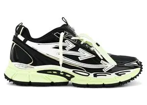 Off-White Be Right Backin Sneakers - Black/lime