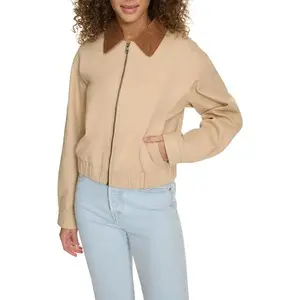 LEVI'S Cotton Bomber Jacket - Tan
