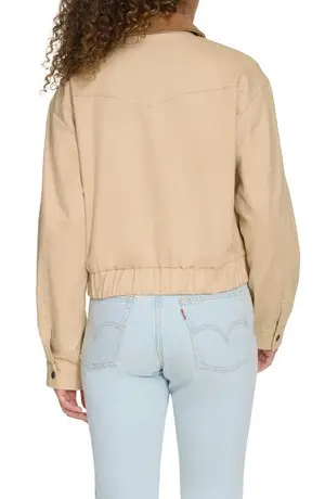 LEVI'S Cotton Bomber Jacket - Tan