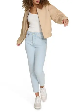 LEVI'S Cotton Bomber Jacket - Tan