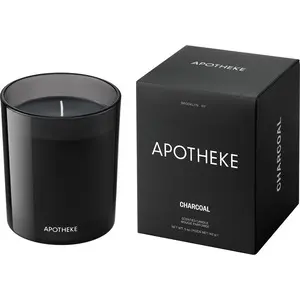 APOTHEKE Charcoal Petite Scented Candle - Black
