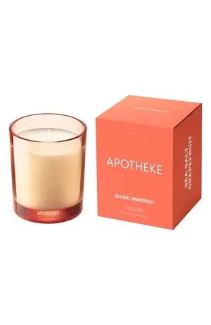 APOTHEKE Sea Salt Grapefruit Petite Scented Candle - Orange