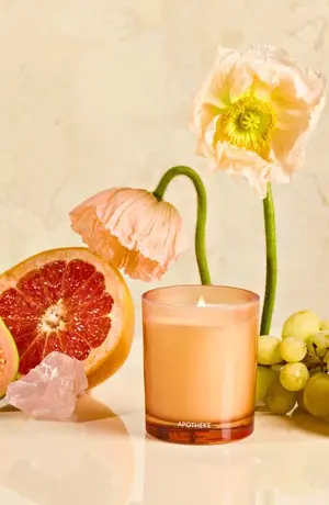 APOTHEKE Sea Salt Grapefruit Petite Scented Candle - Orange