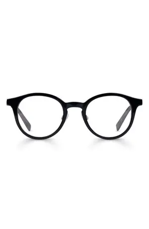 Eyebobs Eyebobs 45mm Round Reading Glasses Black / Silver