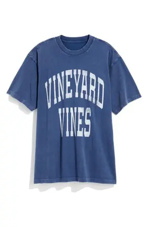 Vineyard Vines Logo Oversize Cotton Graphic T-shirt
