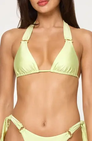 L*Space LSPACE Brielle Bikini Top Honeydew