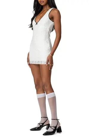 EDIKTED Selah Lace Mini Dress
