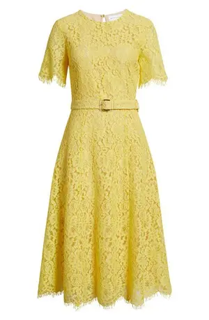 navy blue dress for baby girl T-Tahari Smocked Sleeveless Midi Dress – Elie Tahari main image 1