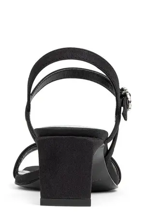 DONALD PLINER Block Heel Sandal - Black