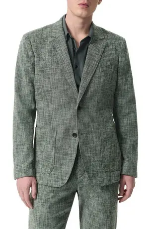 Rag & Bone Butler Classic Fit Sport Coat - Navy Multi
