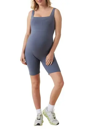 INGRID & ISABEL® Maternity Romper - Dusk Blue