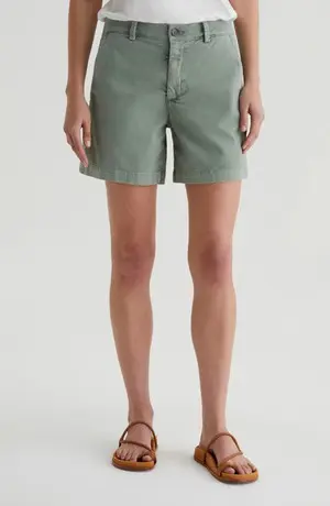 Flat Front Shorts For Women