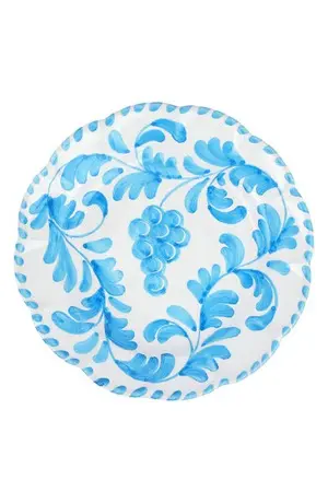 VIETRI Arezzo Salad Plate - Turquoise/aqua