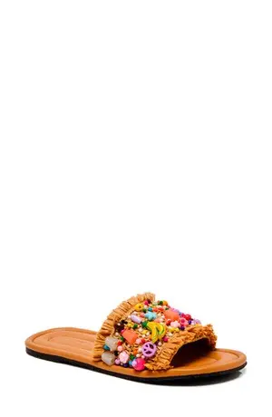 Free People Shipwrecked Beaded Slide Sandal