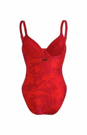 Vilebrequin Flower Power Underwire One-piece Swimsuit - Lipstick