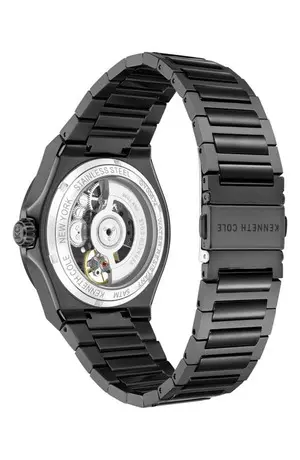 KENNETH COLE Automatic Bracelet Watch - Black