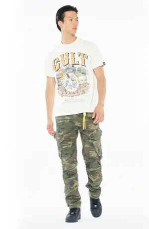CULT OF INDIVIDUALITY Rocker 606 Cargo Jeans - Camo