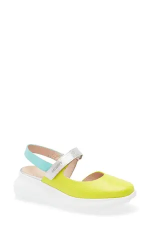 WONDERS Zaire Slingback Wedge Sneakers