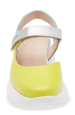 WONDERS Zaire Slingback Wedge Sneakers