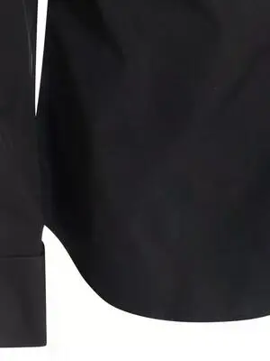 Canali Cotton Tuxedo Shirt - Black