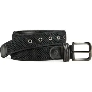 Johnston & Murphy Amherst Knit Belt - Black