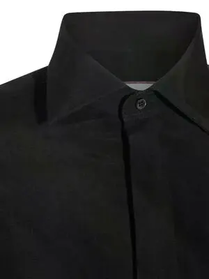 Canali Silk Shirt - Black