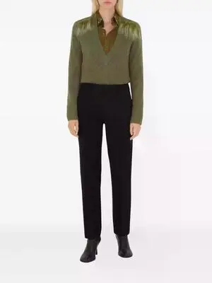 Burberry Shearling-trim Jumper