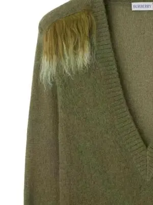 Burberry Shearling-trim Jumper