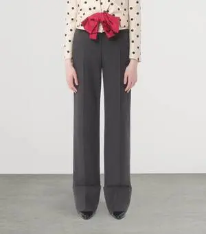 Valentino Garavani Wool Tailored Trousers