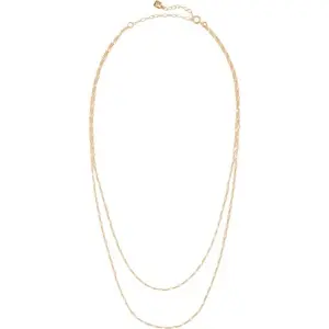 GWEN BELOTI Two-tier Layered Necklace - Gold