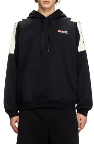 DIESEL® Cotton-blend Fleece Hoodie