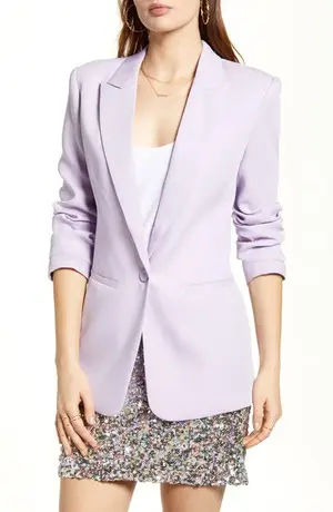 Endless Rose Tailored Blazer - Lilac