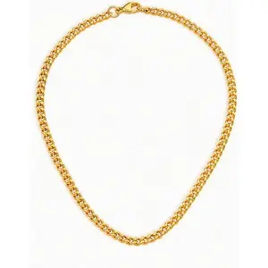 GWEN BELOTI Nola Curb Chain Anklet - Gold