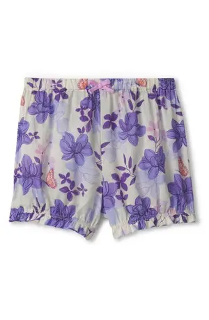 HATLEY Painted Magnolias Pintuck Top & Bubble Shorts Set