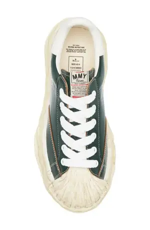 Mihara Yasuhiro Blakey Og Sole Leather Sneakers - Green