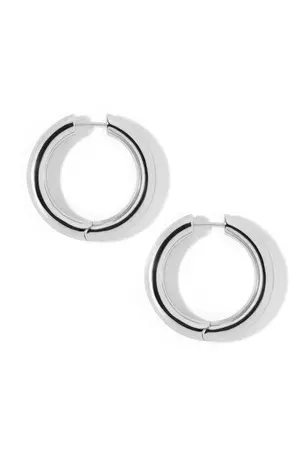 JENNIFER FISHER Lilly Hinged Hoop Earrings - Silver