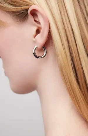 JENNIFER FISHER Micro Lilly Huggie Hoop Earrings