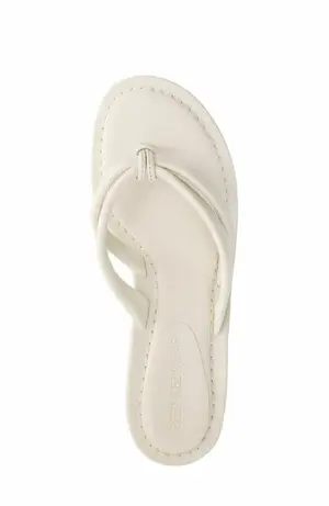 Bernardo Bernardo1946 Footwear Miami 55 Kitten Heel Sandal - Off White