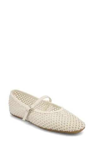 Mia Kora Mary Jane Flat - Natural
