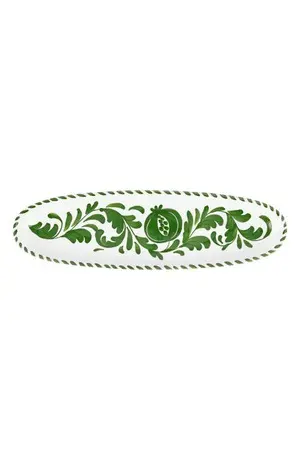 VIETRI Arezzo Narrow Platter - Green