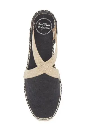 TONI PONS Verdi Espadrille Wedge - Black