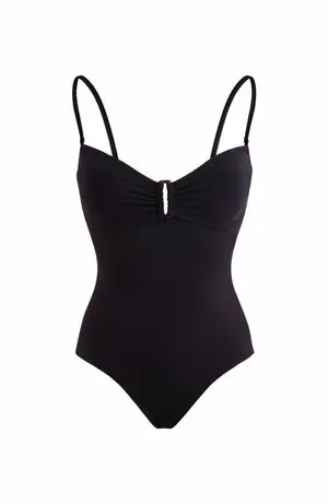 Vilebrequin Solid Bandeau One-piece Swimsuit