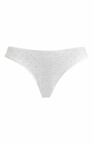 Vilebrequin Broderie Anglaise Midi Brief Bikini Bottom