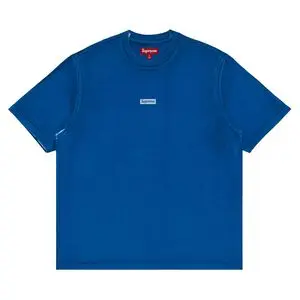 Supreme Overprint Small Box Short-sleeve Top - Blue