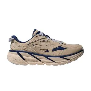 HOKA® Clifton L Suede Sneakers - Tan