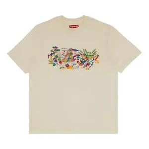 Supreme Machu Picchu Short-sleeve Top 'natural - Cream